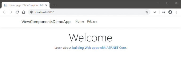 Creating View Components in ASP.NET Core 3.1