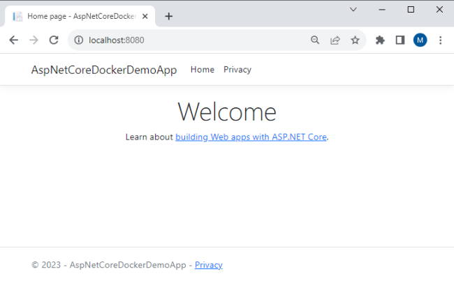 Build And Run Asp Core Apps In Containers