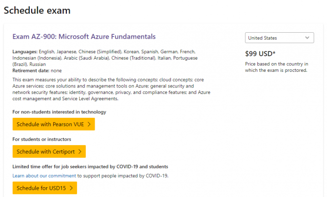 AZ-900 - Azure Fundamentals Exam Study Guide