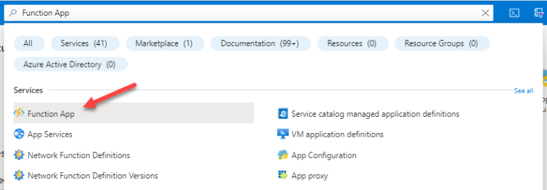 Creating Azure Function Apps in Azure Portal