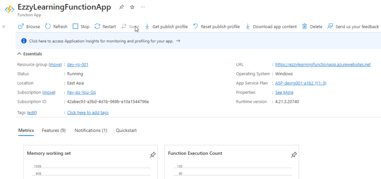 Creating Azure Function Apps In Azure Portal 8618